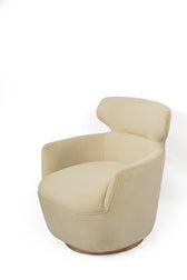Crema Revolving Accent Chair | Maanavi Homes