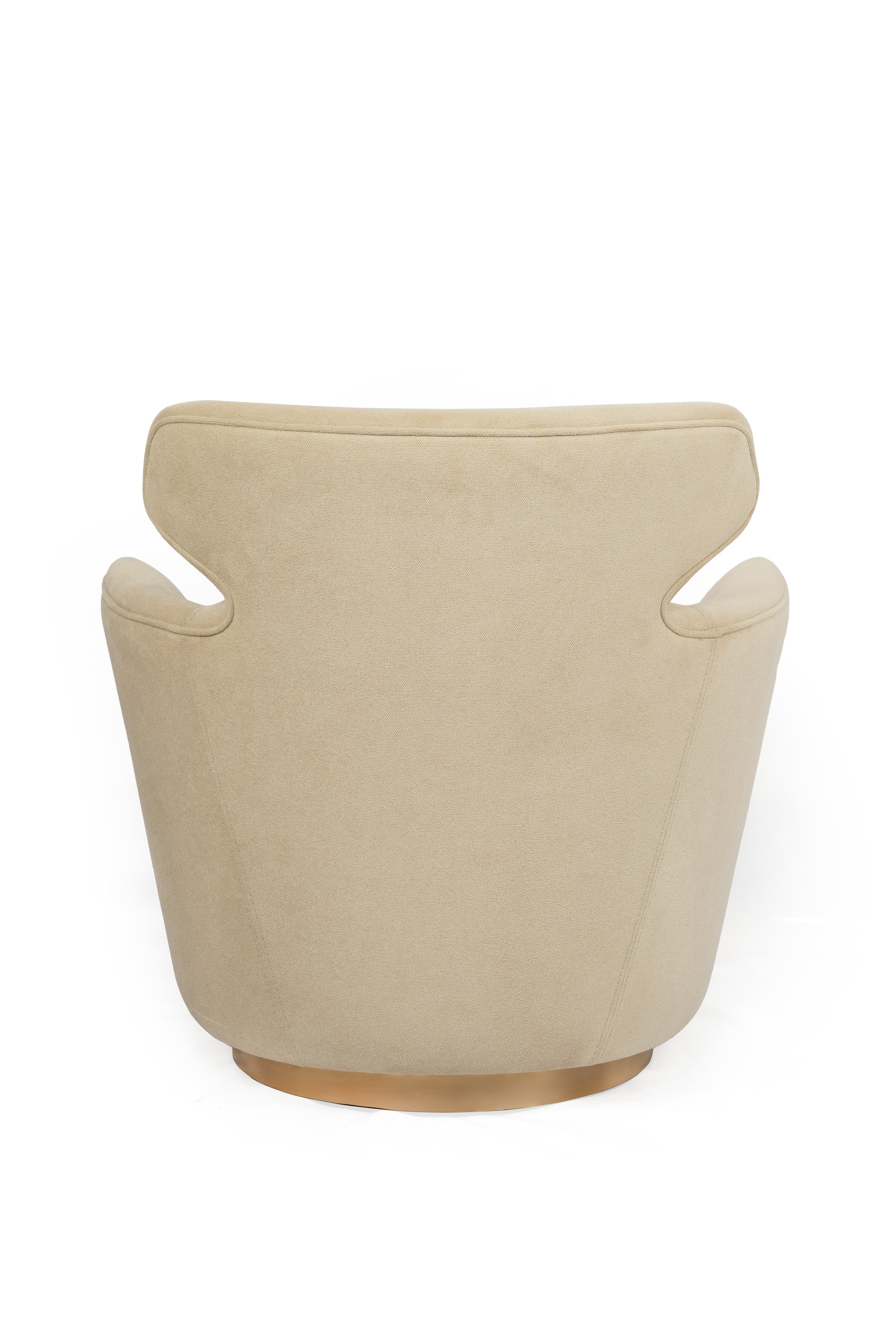Crema Revolving Accent Chair | Maanavi Homes